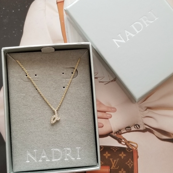 Nadri | Jewelry | Nadri Initial Pendant Necklace D | Poshmark